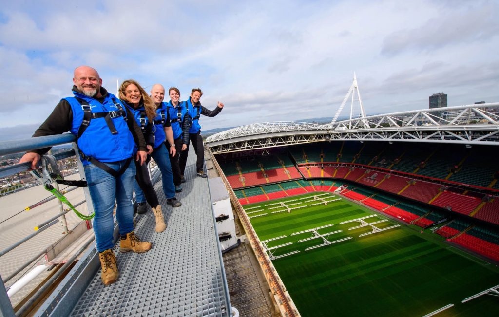 Zip line returns to Principality Stadium - Global Amusements & Play