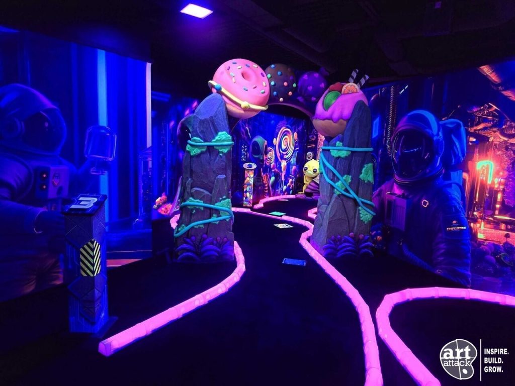 BLACK LIGHT LED MINI GOLF - Global Amusements & Play