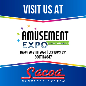 Sacoa Showcases Newest Tech - Global Amusements & Play